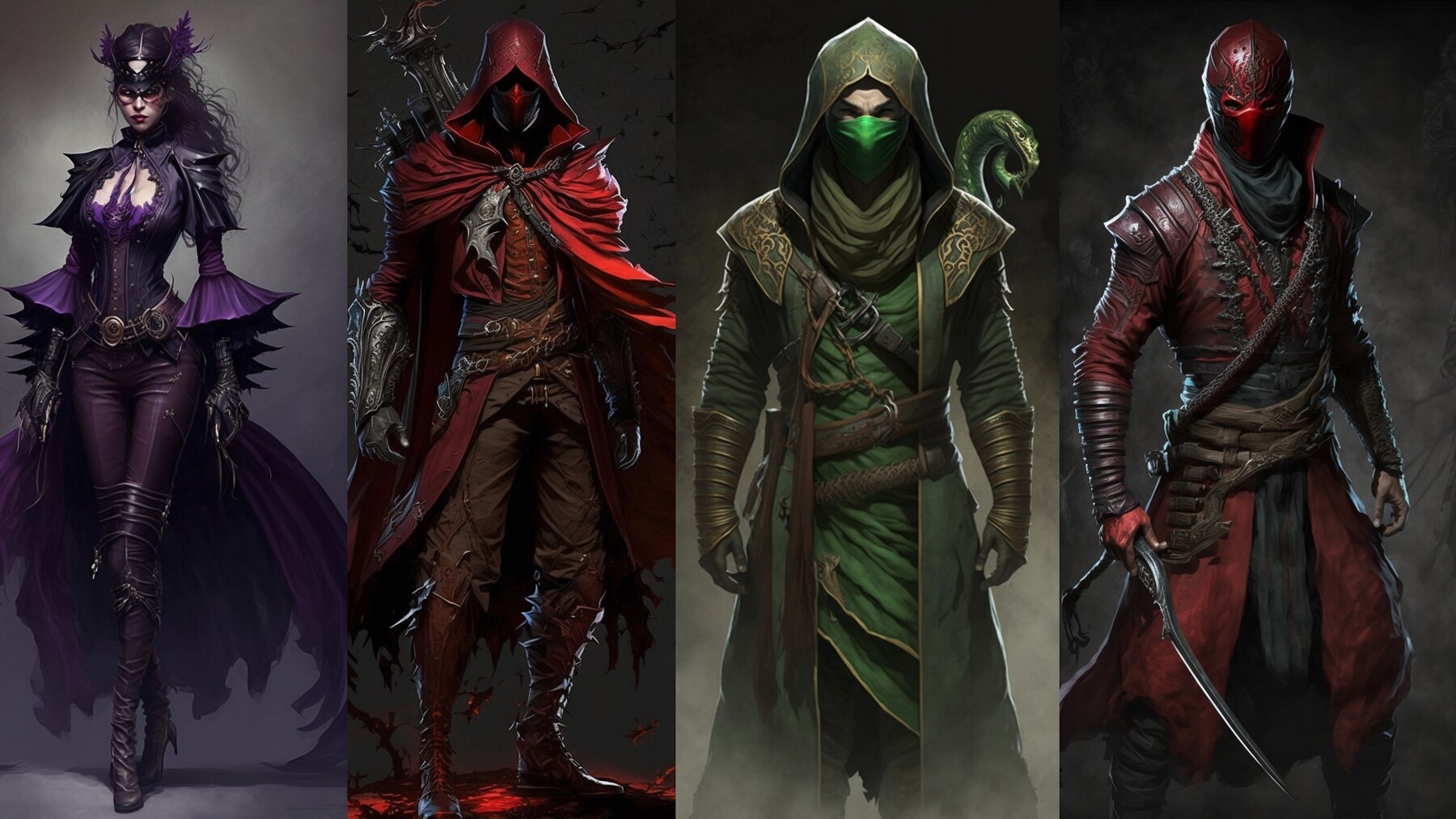 ArtStation - The Ultimate Assassin's Reference Pack - 200 JPEG Files ...