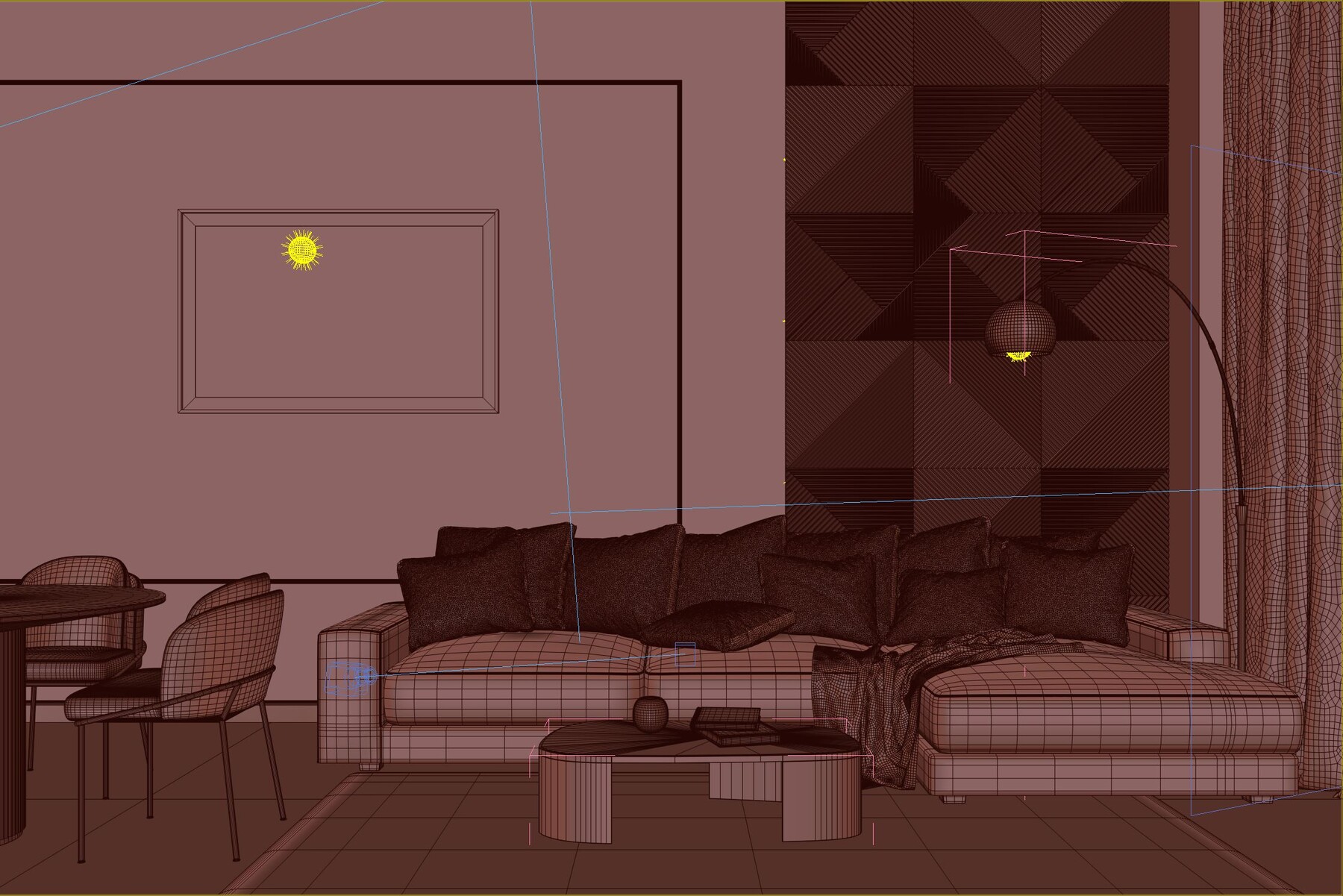 ArtStation - Interior scene livingroom 03 | Game Assets