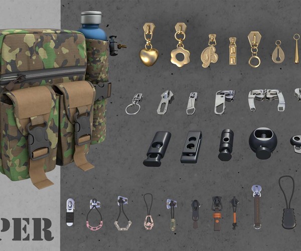 ArtStation - Zipper | Game Assets