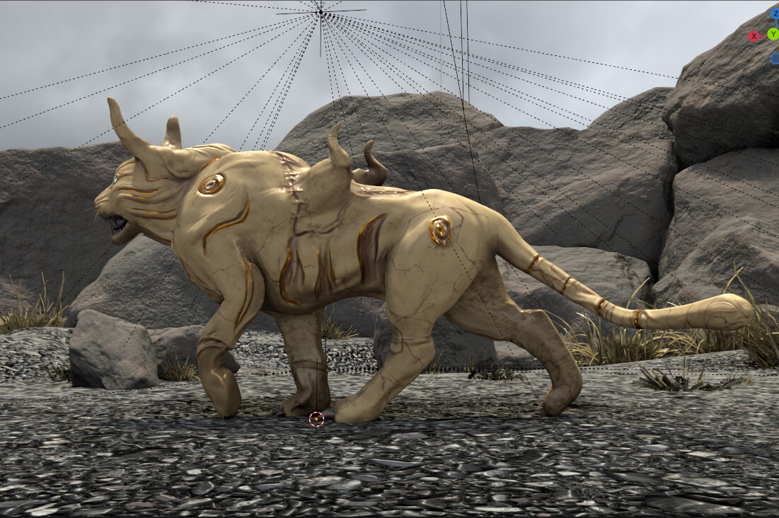 ArtStation - Alien Creature - Female Lion - Ngchipv | Game Assets