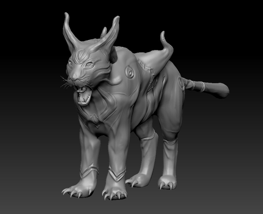 ArtStation - Alien Creature - Female Lion - Ngchipv | Game Assets