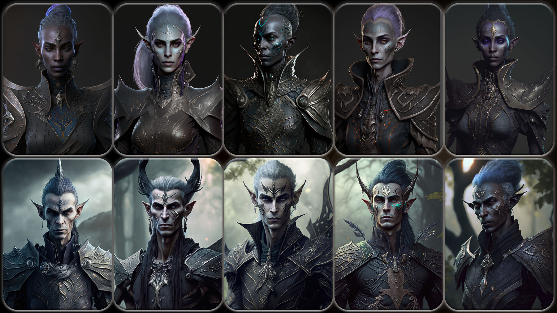 ArtStation - 100 Realistic Dark Elf Reference Pack | 8K | v.3 | Artworks