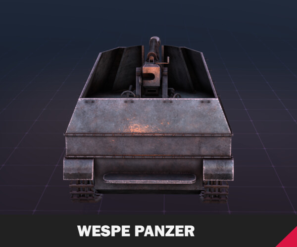 ArtStation - Wespe Panzer | Game Assets