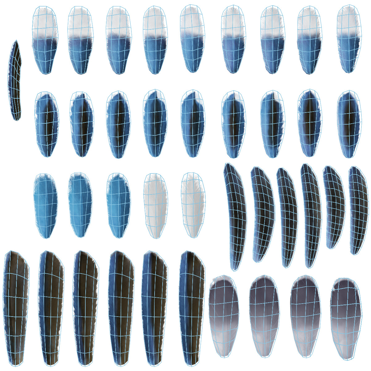 ArtStation - Lazuli Bunting Bird Animated | VFX Grace | Game Assets