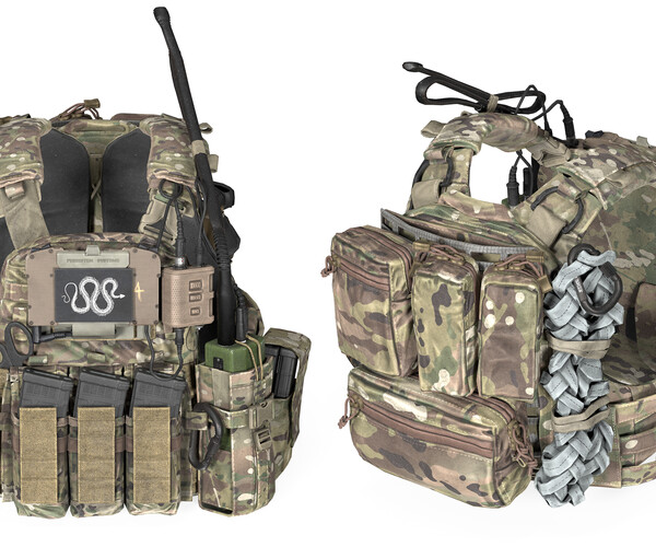 ArtStation - AVS PLATE CARRIER V1 | Game Assets