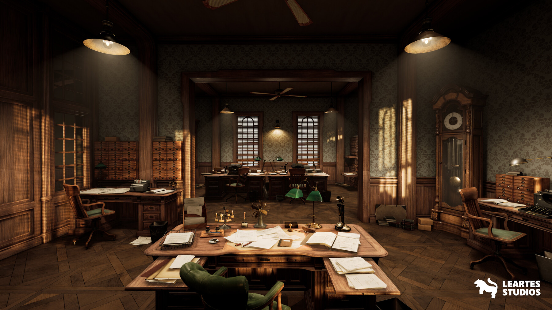 ArtStation - 1900's Office | Game Assets
