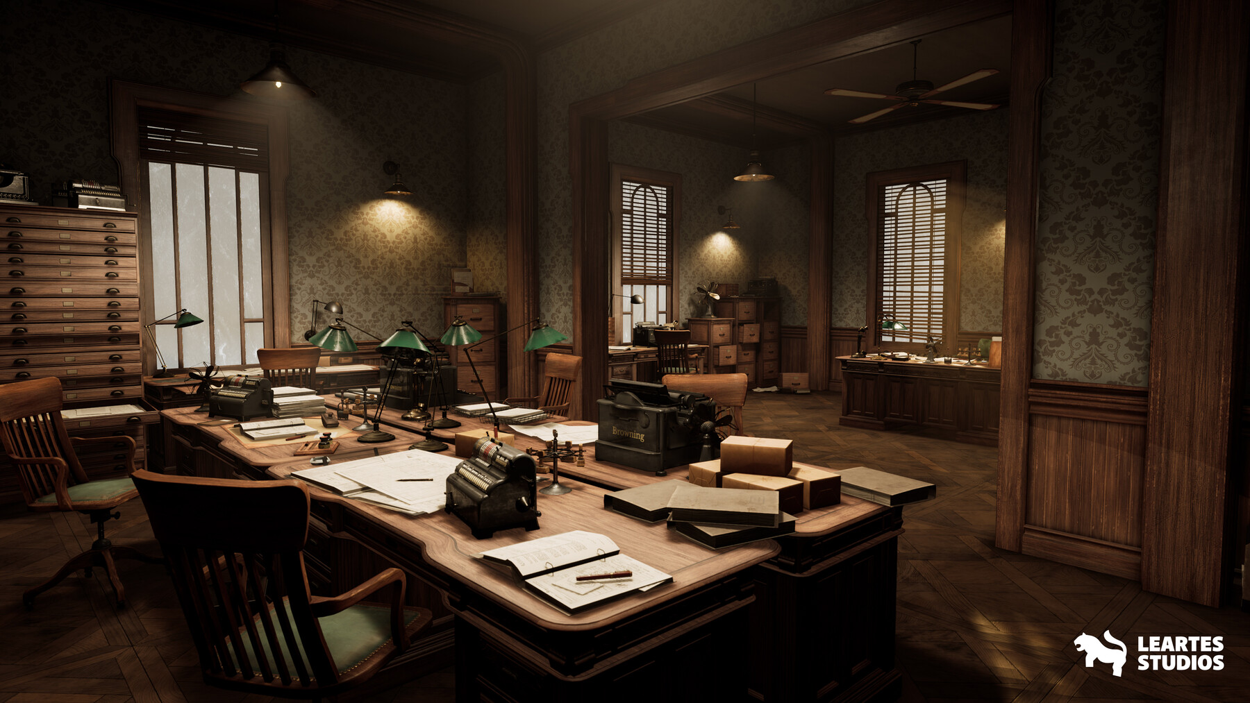 ArtStation - 1900's Office | Game Assets