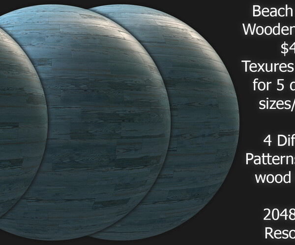 ArtStation - Beach Wood - Wooden Flooring | Game Assets