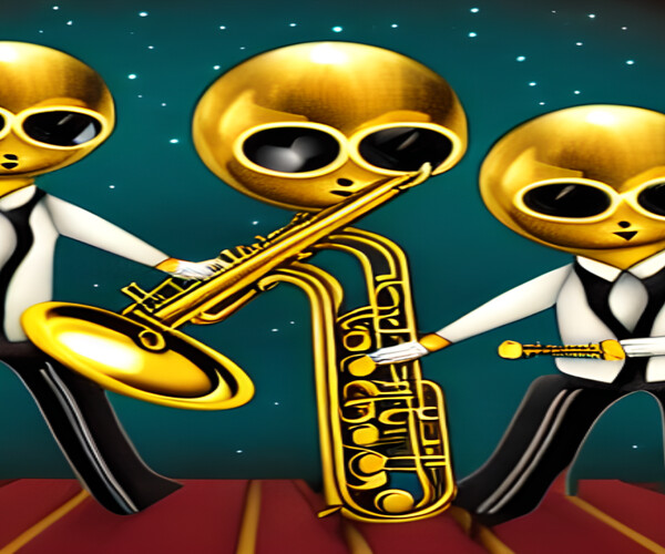 ArtStation - An Alien Musical Group Touring The Galaxy, Next ...