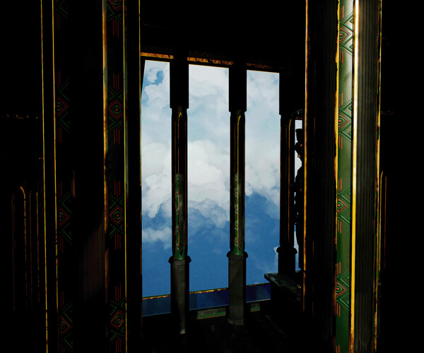 ArtStation - Olympus - Temple Of The Gods - Ancient Temple - Modular ...