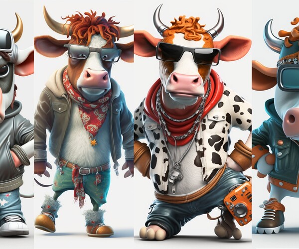 ArtStation - Swag Time: 70 Animal and 30 Cartoon illustrations | Artworks