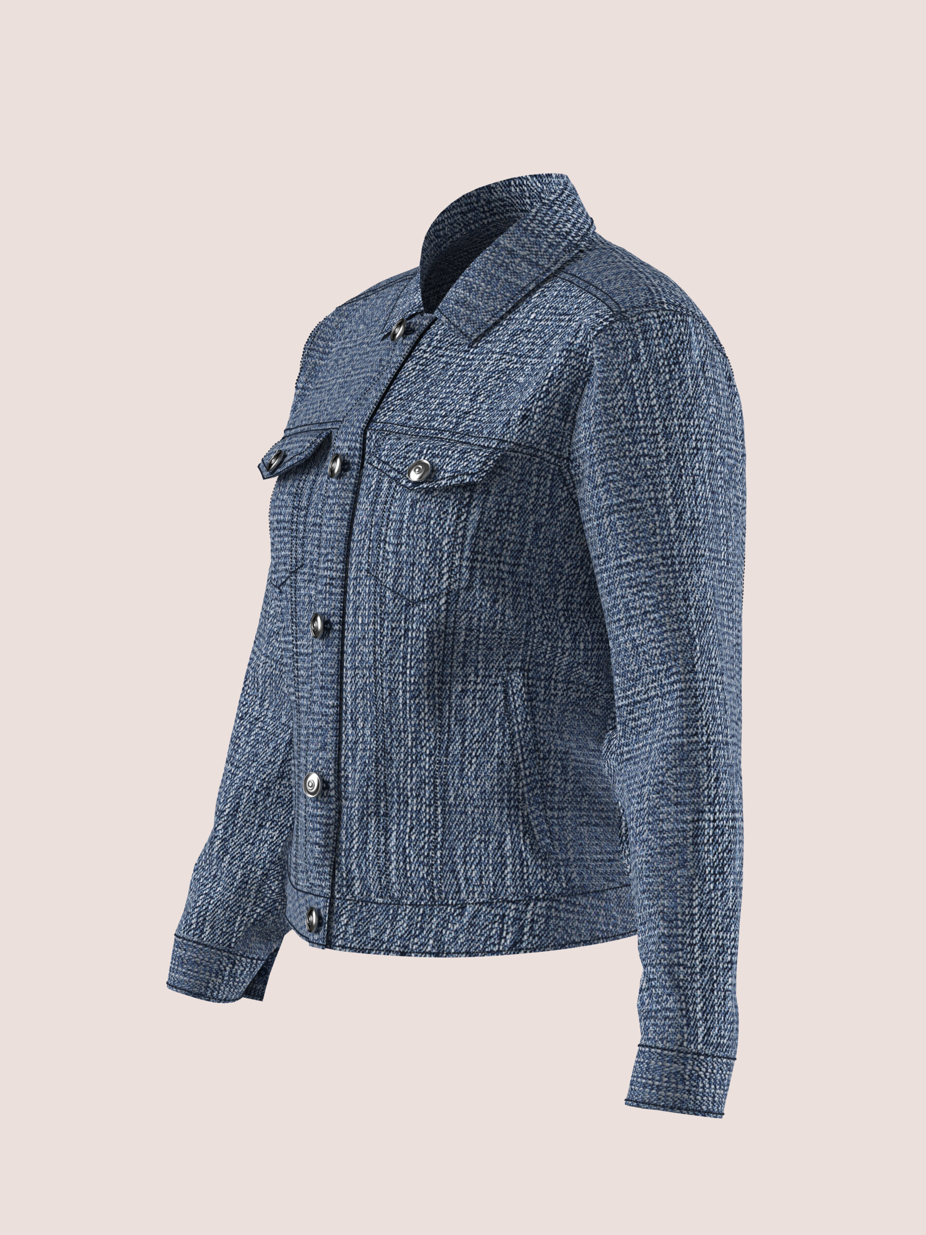 ArtStation - 3D DENIM JACKET / WOMEN | Resources