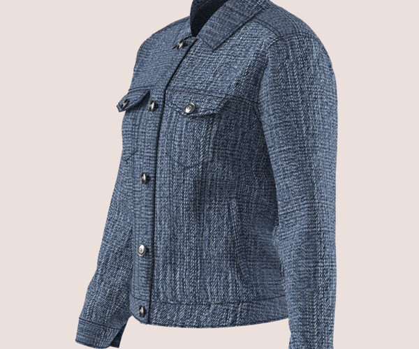 ArtStation - 3D DENIM JACKET / WOMEN | Resources