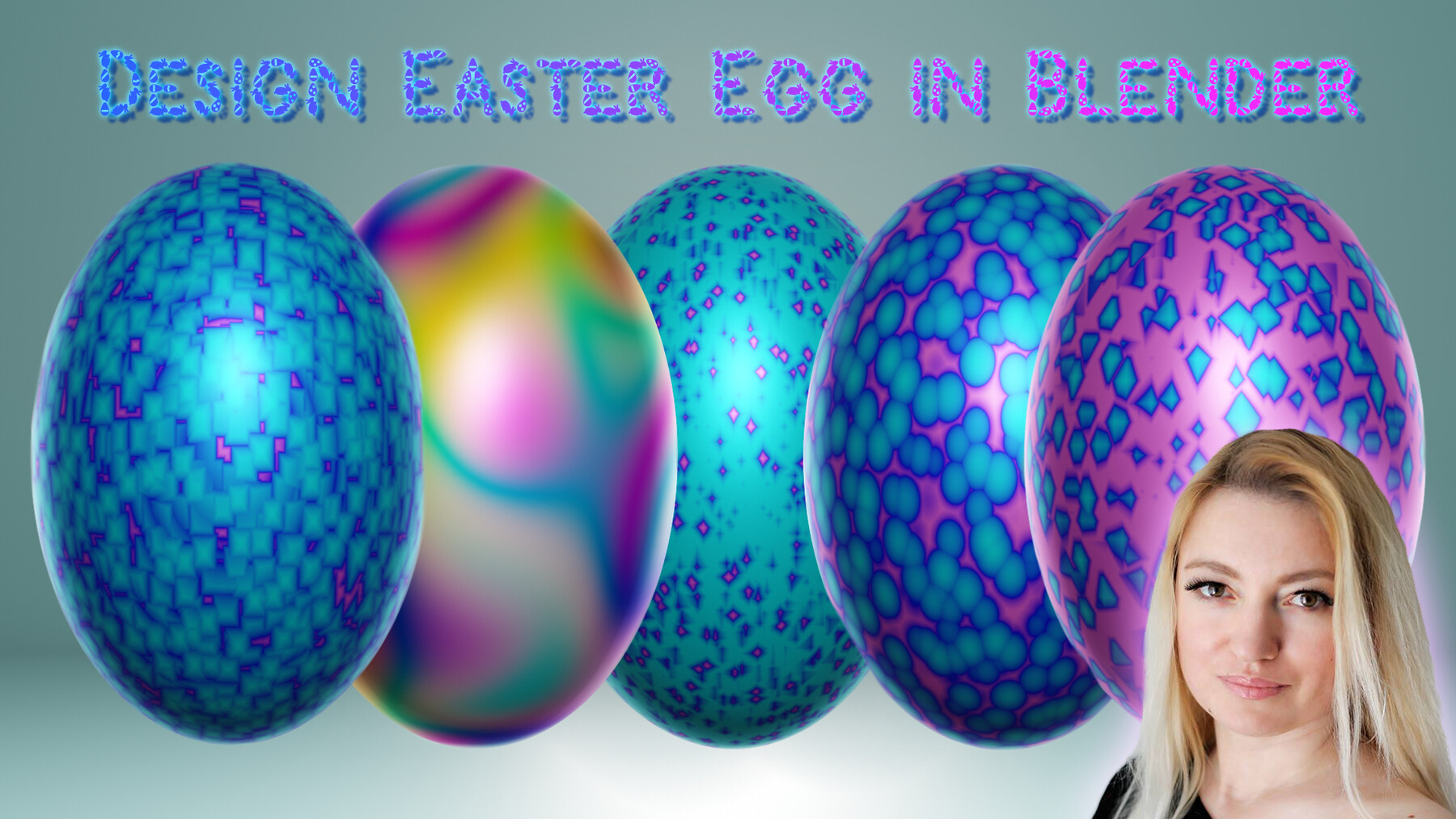 ArtStation - Design Easter Egg in Blender | Tutorials