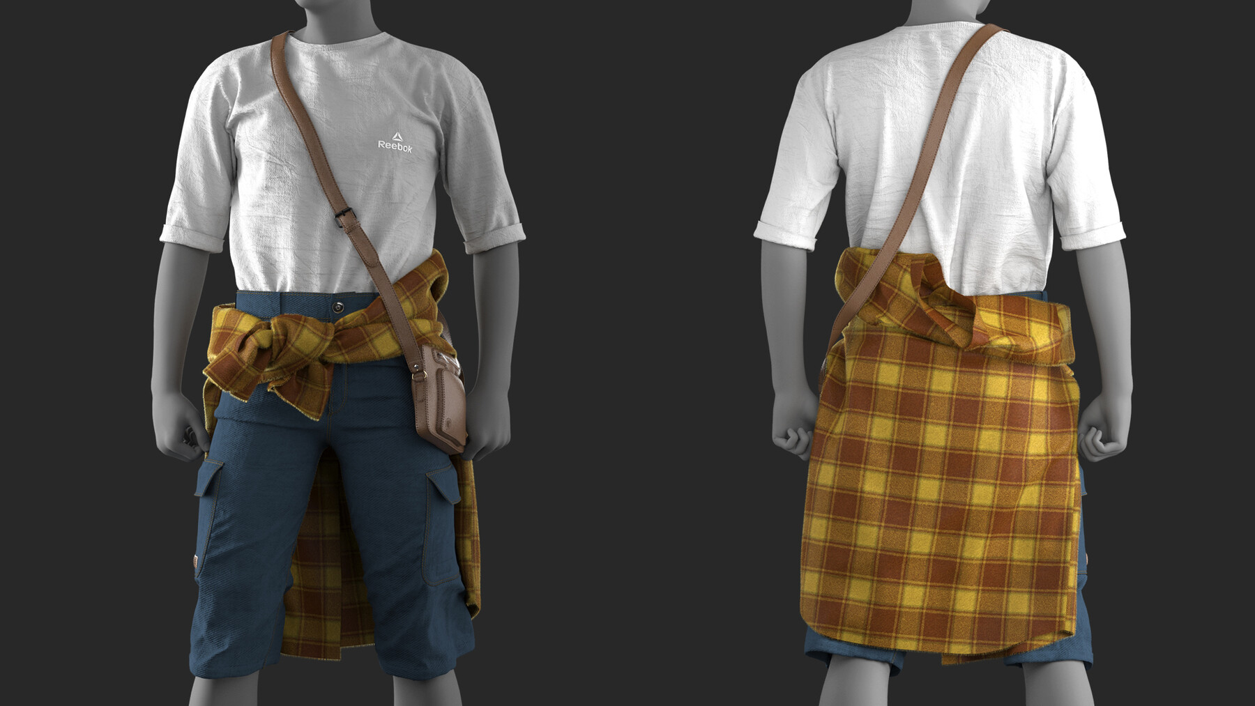 ArtStation - Men's Outfit 3 - Marvelous / CLO Project file +Video ...