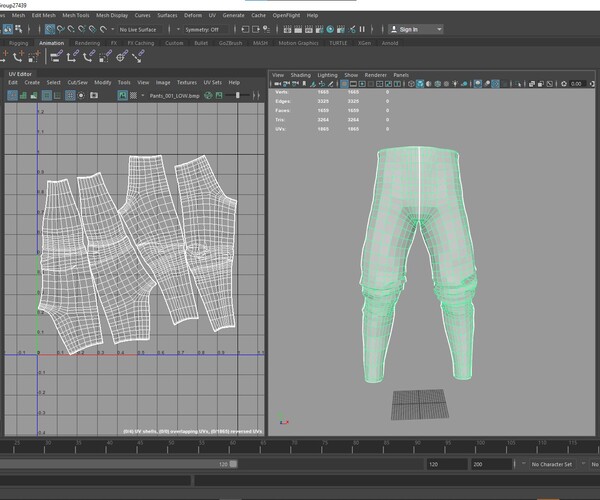 Artstation Medieval Clothing Pants 001 Zbrush Obj Fbx Low