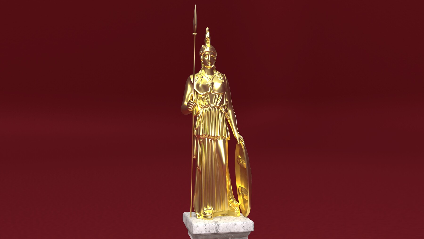 ArtStation - Athena Statue 4K | Resources