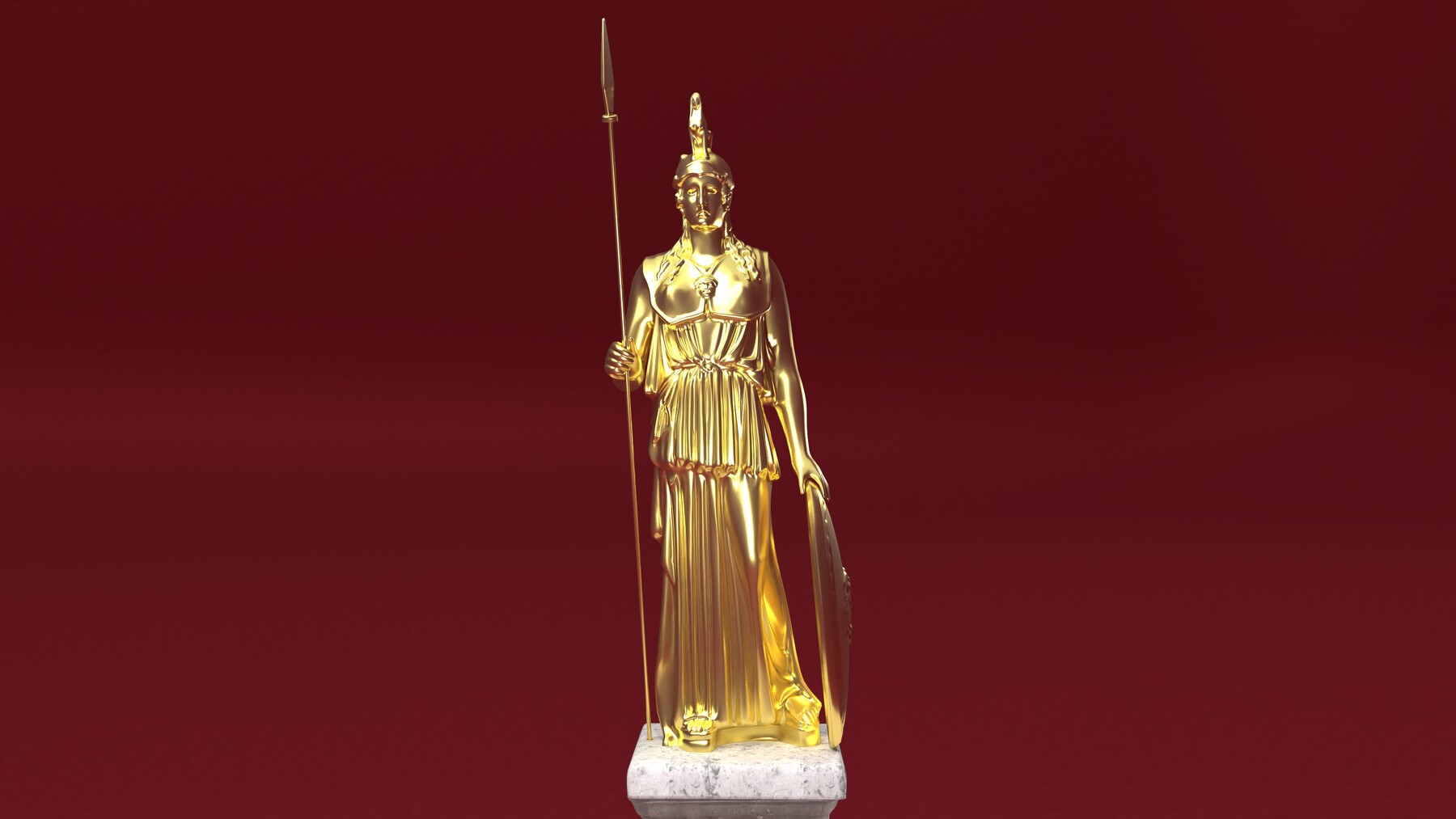 ArtStation - Athena Statue 4K | Resources