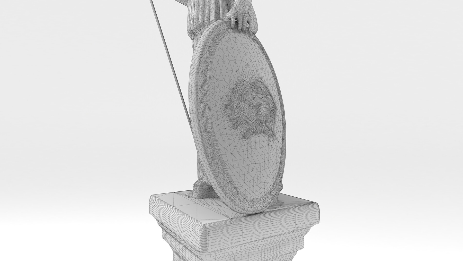 ArtStation - Athena Statue 4K | Resources
