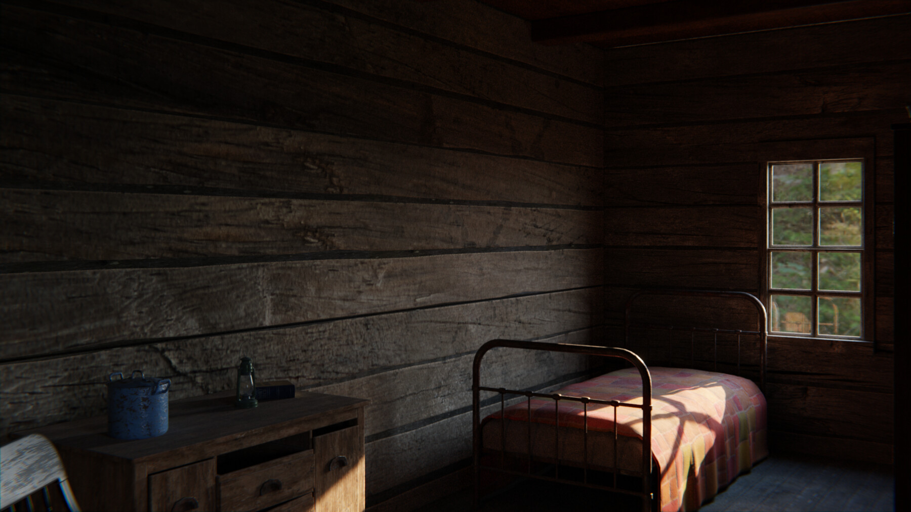 ArtStation - Old Cabin Interior 3d Scene | Resources