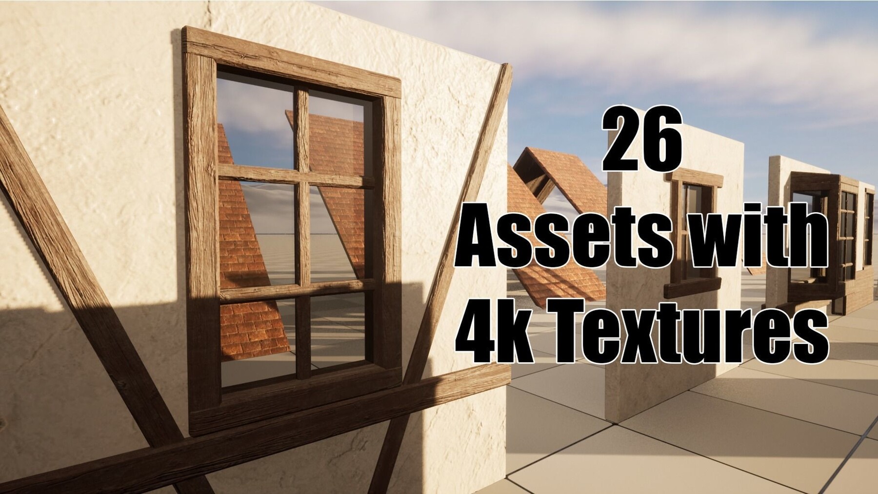 ArtStation - Modular Medieval Building Assets - 4k and Low Res Textures ...