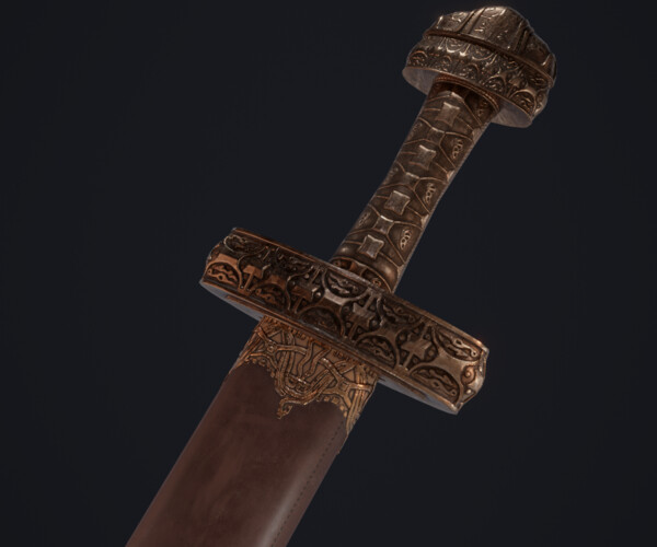 ArtStation - Modular Viking Sword-2 | Game Assets