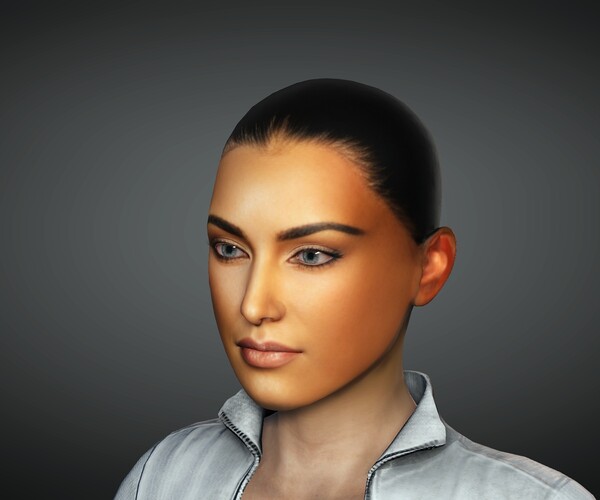 ArtStation - Kim Kardashian/American entertainment celebrityt with ...