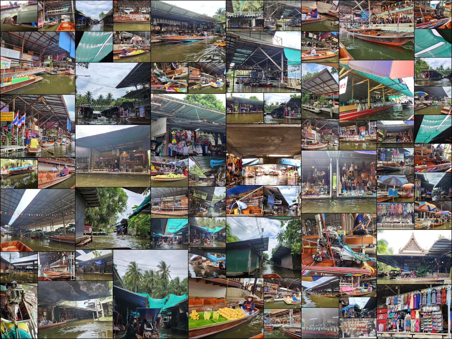 ArtStation - 213 photos of Asian Floating Market | Resources
