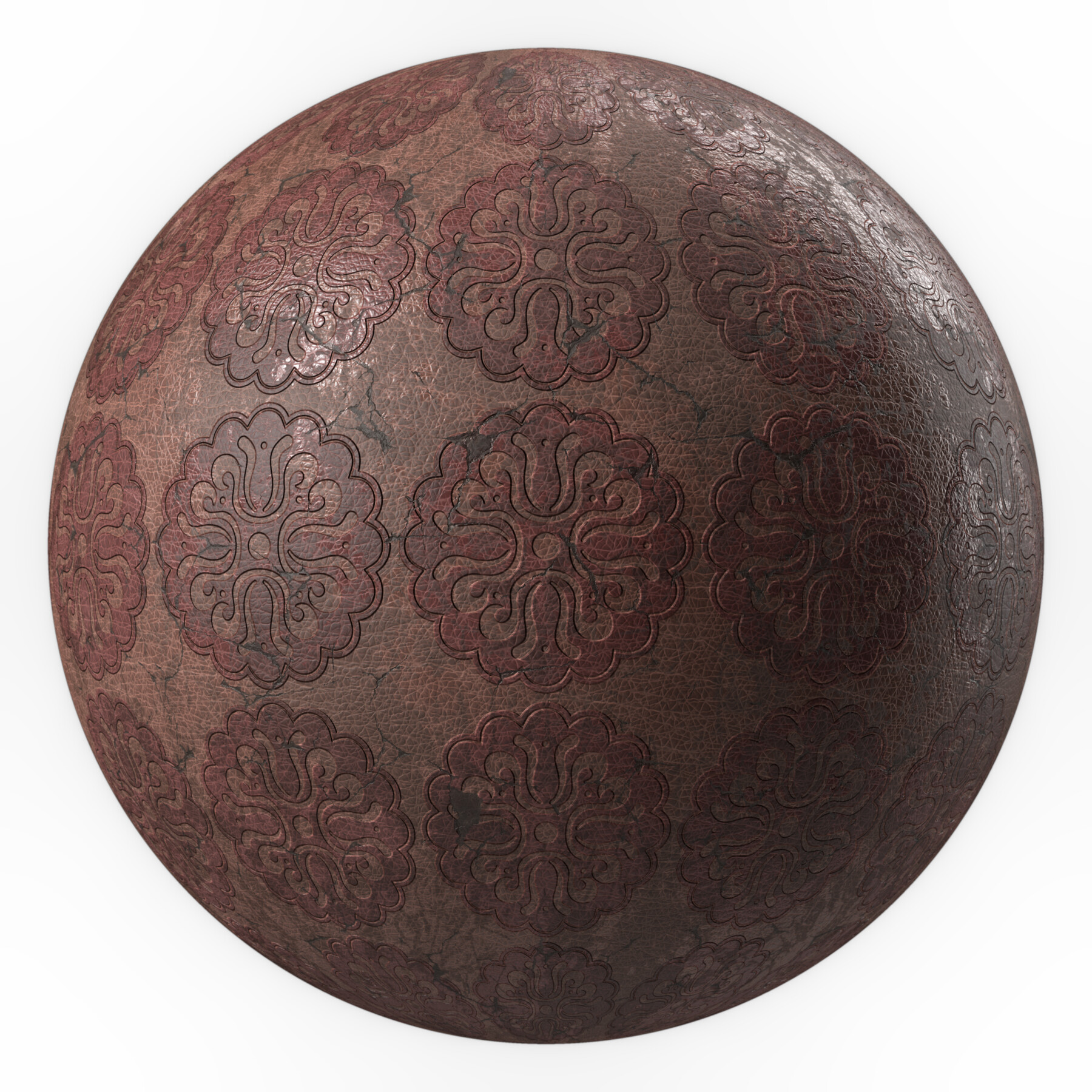 ArtStation - Leather Materials 21- Leather Ornament Pattern By Sbsar ...