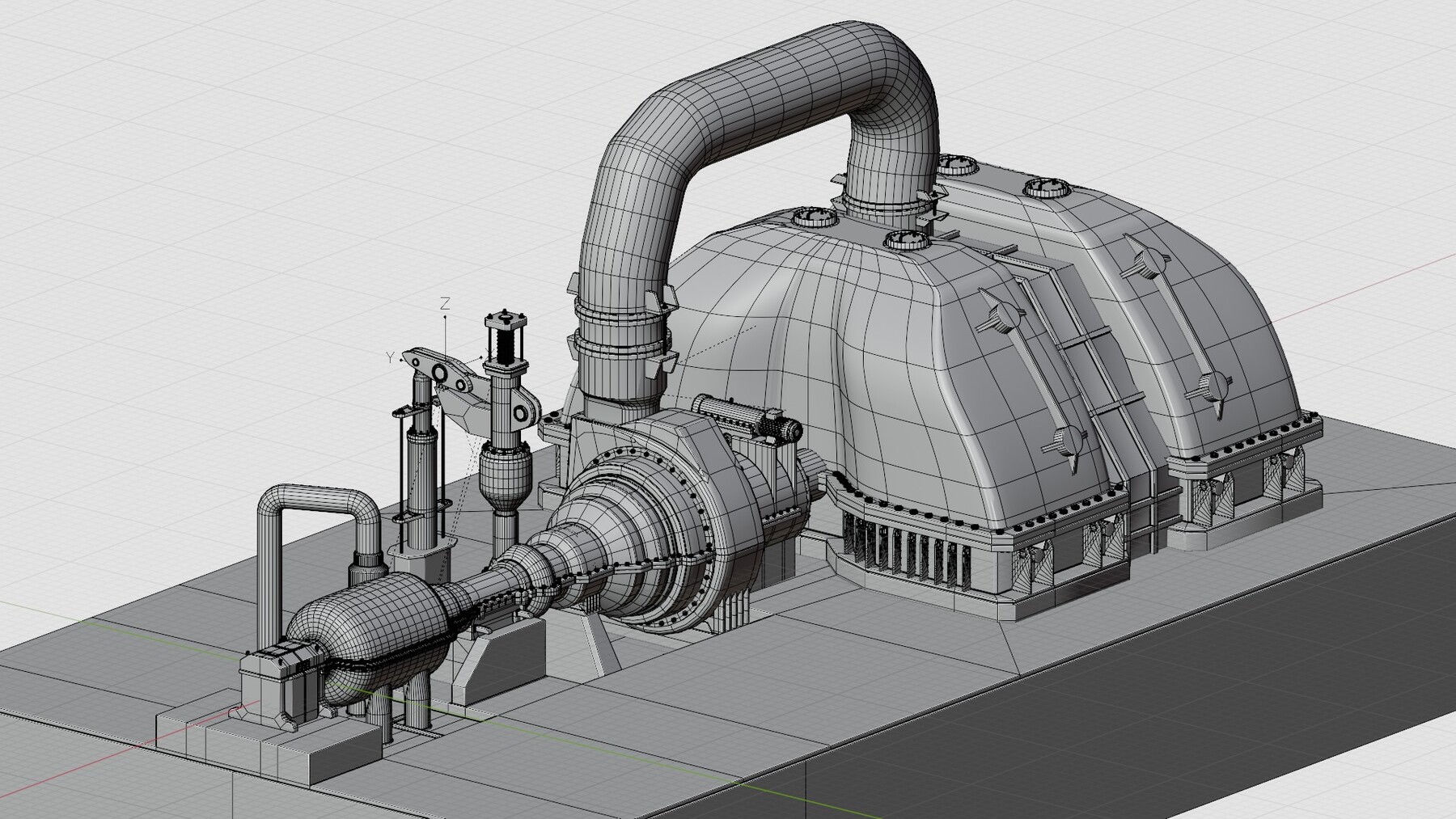 ArtStation - steam turbine | Resources