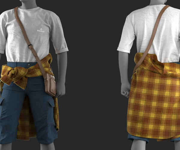ArtStation - 10 Outfits - VOL3 - Marvelous / CLO Project file +Video ...
