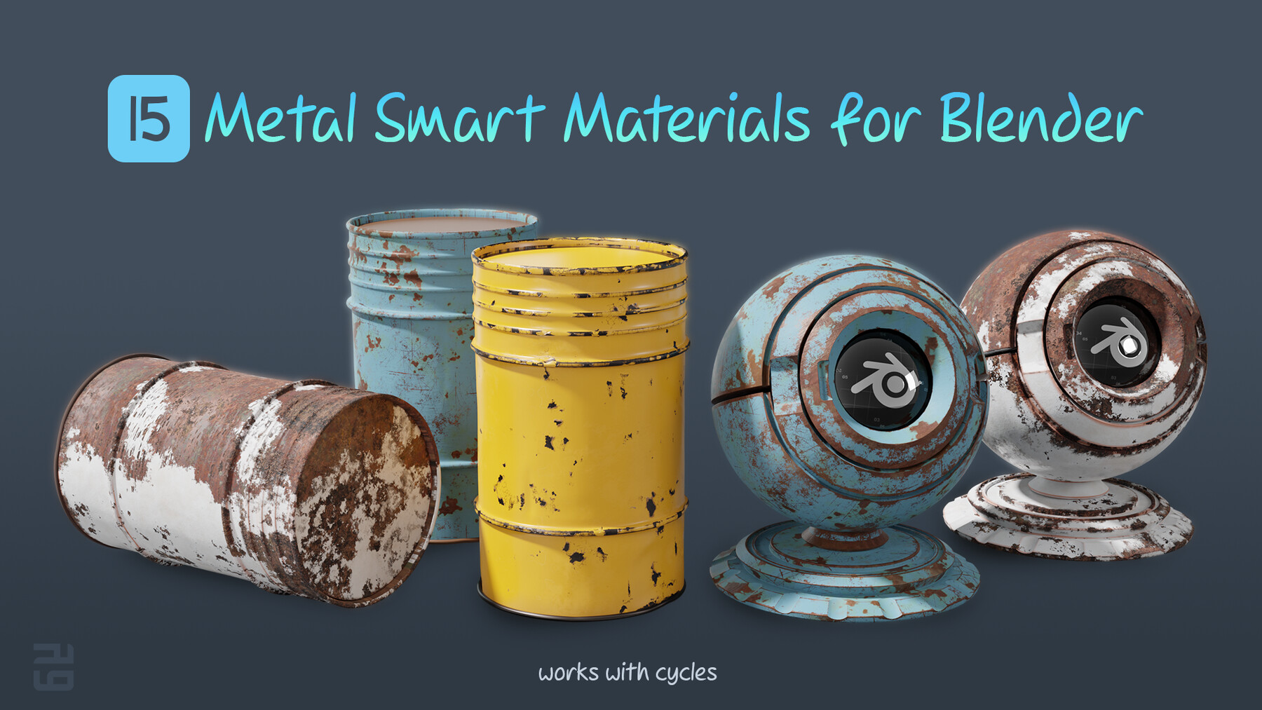 ArtStation - Blender Smart Materials_ Metal | Game Assets