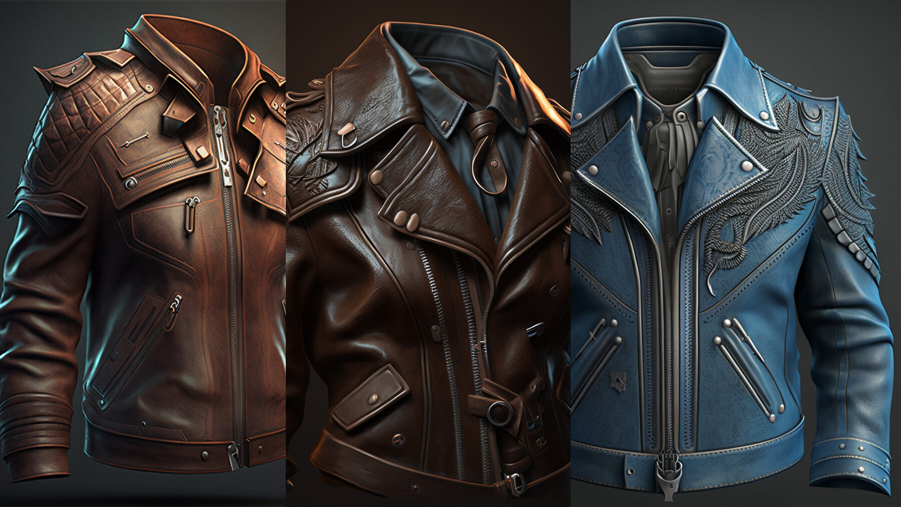 ArtStation - 100 Leather Jacket Reference Pack | Artworks