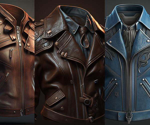 ArtStation - 100 Leather Jacket Reference Pack | Artworks