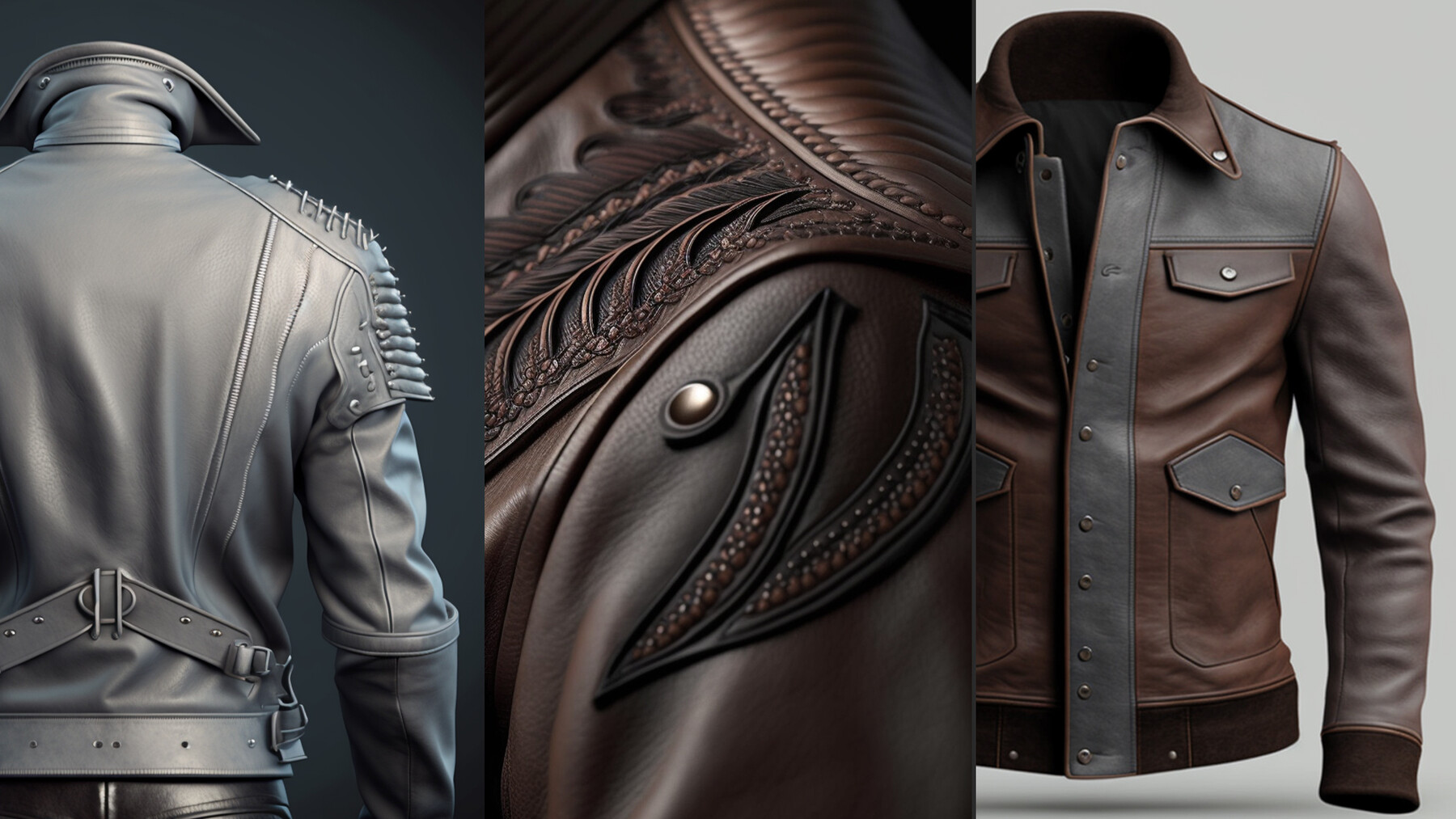 ArtStation - 100 Leather Jacket Reference Pack | Artworks