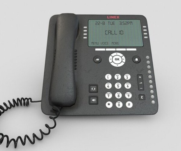 ArtStation - Office telephone | Game Assets