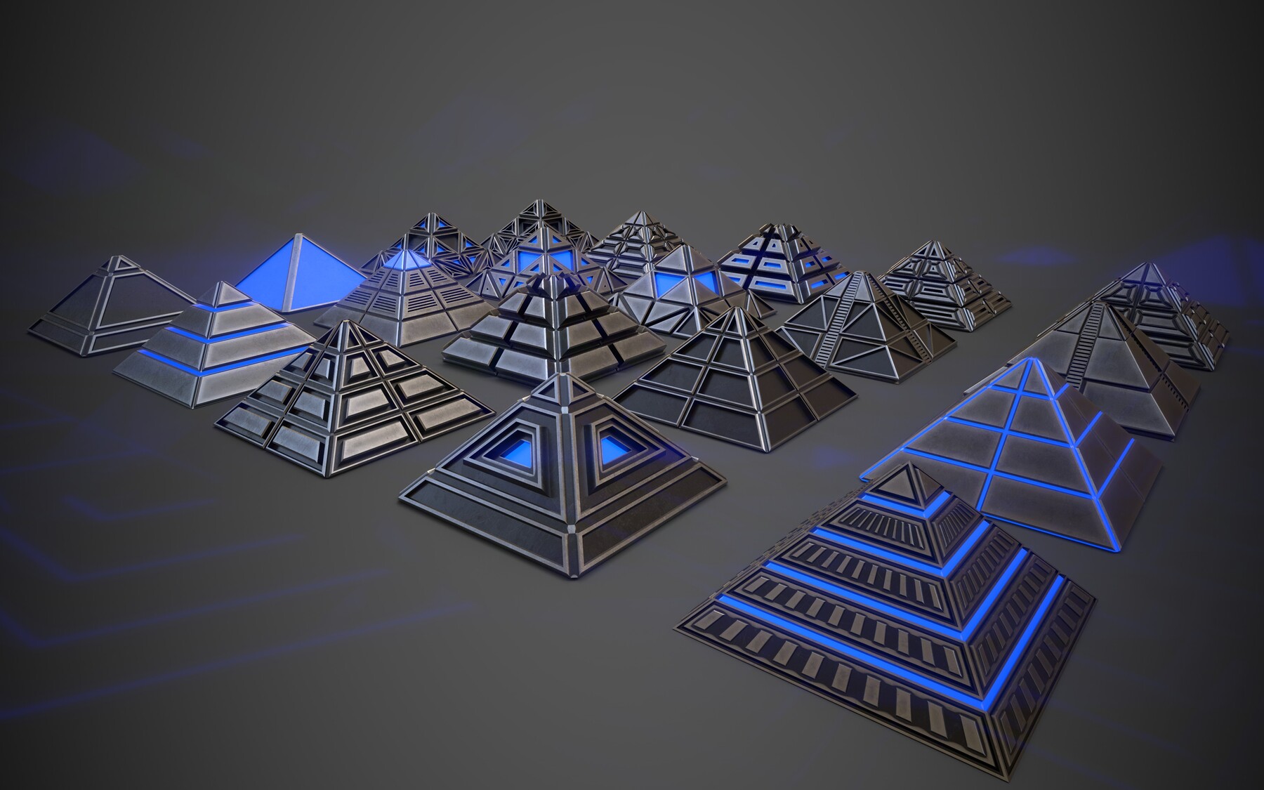 ArtStation - Sci-Fi Pyramid Metal | Resources