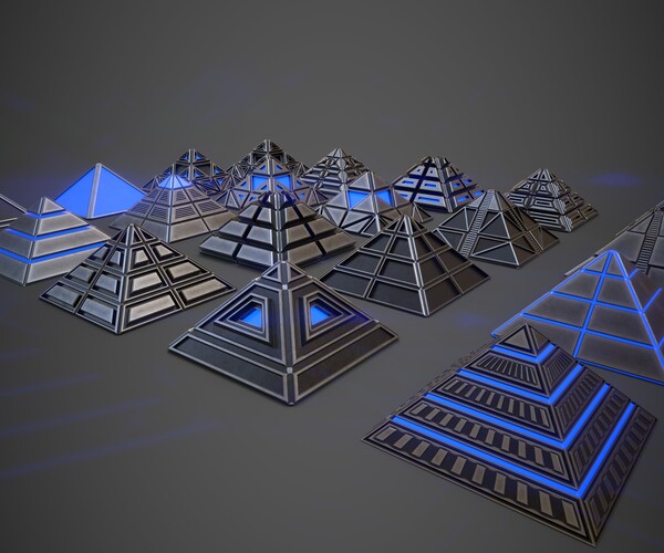 ArtStation - Sci-Fi Pyramid Metal | Resources