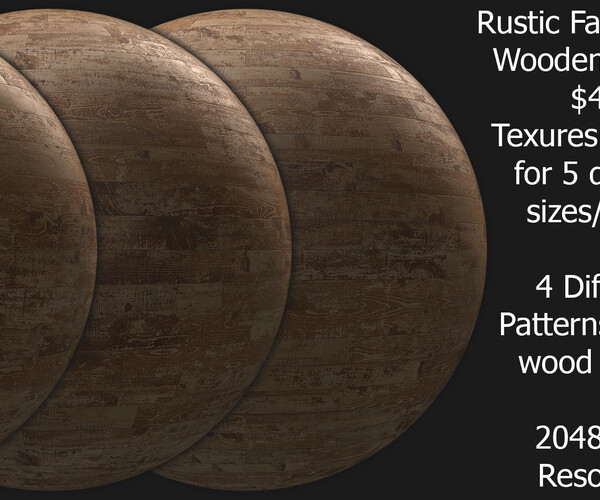 ArtStation - Rustic Farmhouse - Wooden Flooring | Game Assets