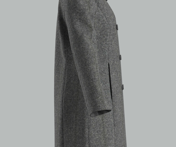 ArtStation - 3D MELANGE COAT / WOMEN | Resources