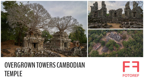 ArtStation - 90 photos of Overgrown Towers Cambodian Temple | Resources