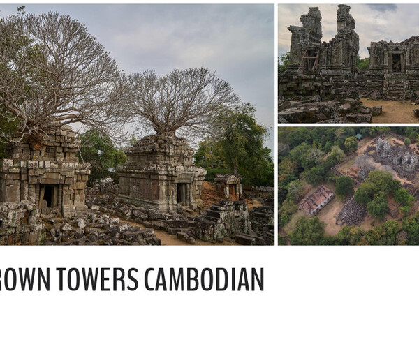 ArtStation - 90 photos of Overgrown Towers Cambodian Temple | Resources