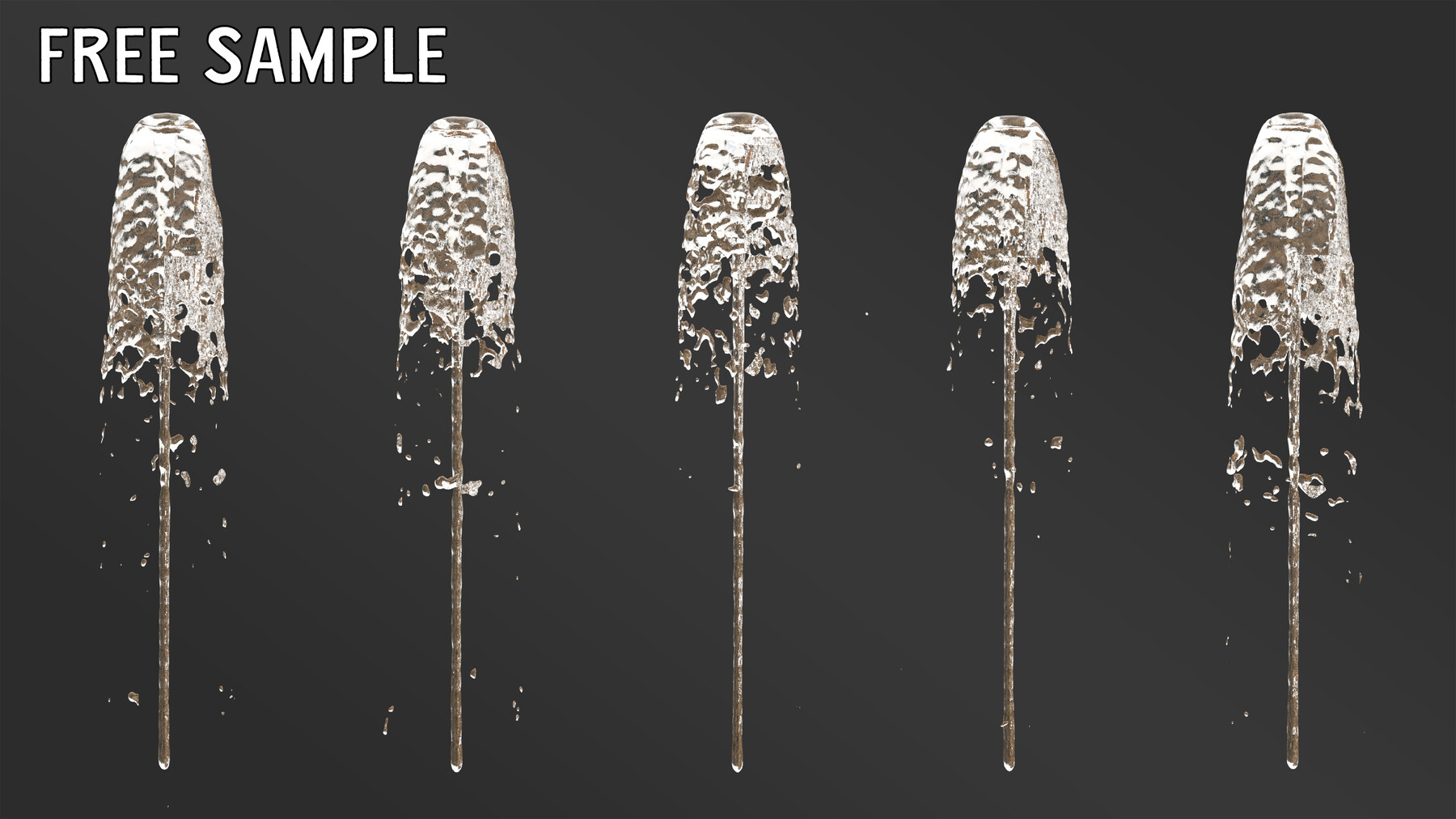ArtStation - 6 Animated water Fountain_ Set 02 | Resources