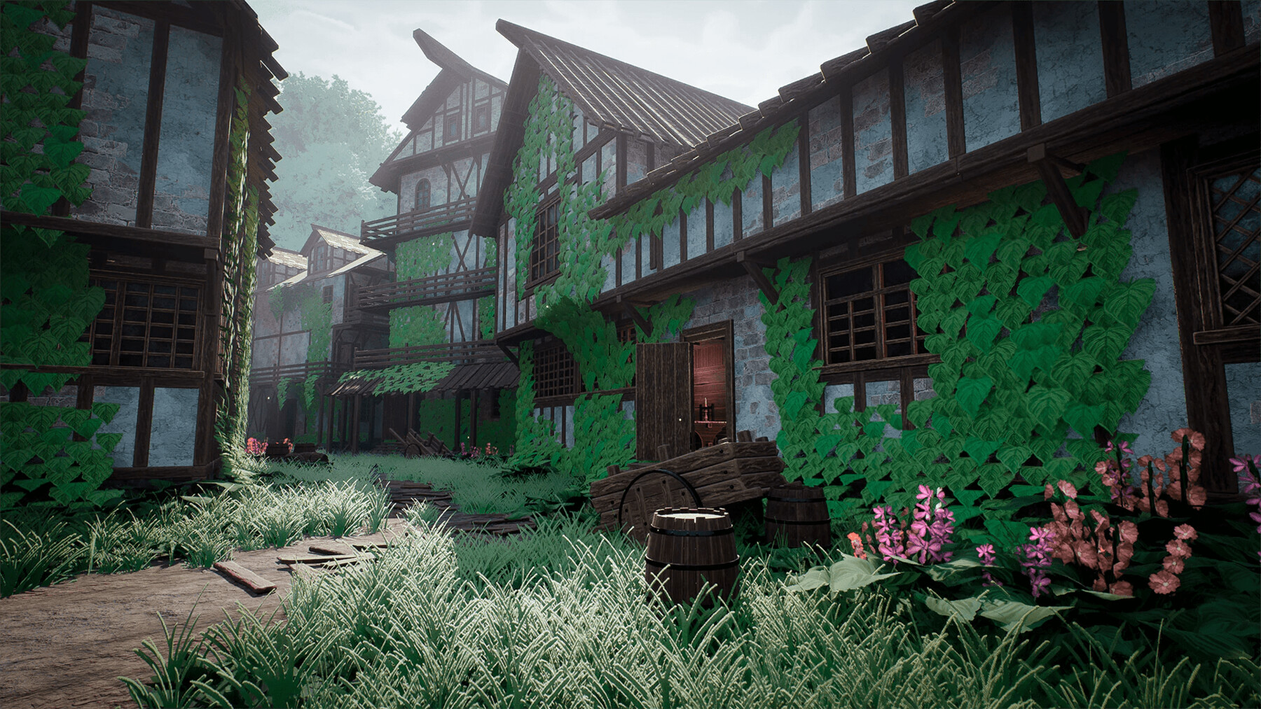 ArtStation - Modular Medieval Town - Medieval Village - Medieval City ...