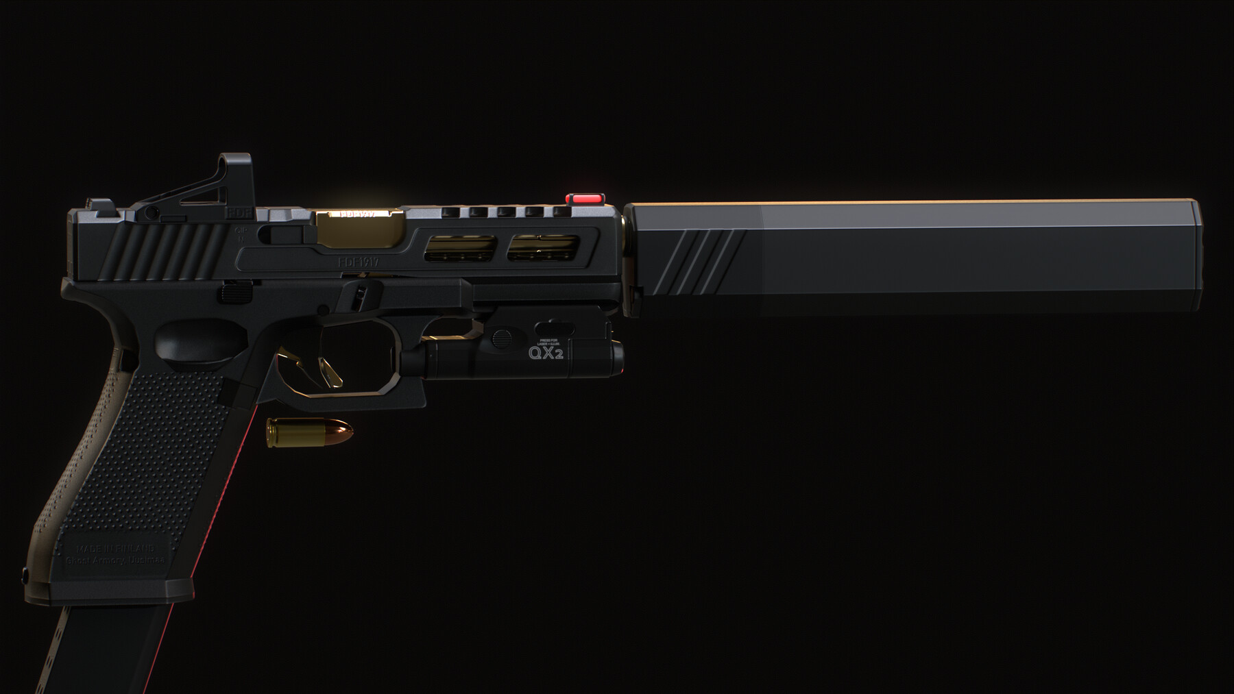 ArtStation - Ghost 9mm | Game Assets