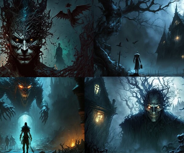 ArtStation - 8K Horror Pack of 150 JPEG - Characters, Wallpapers ...