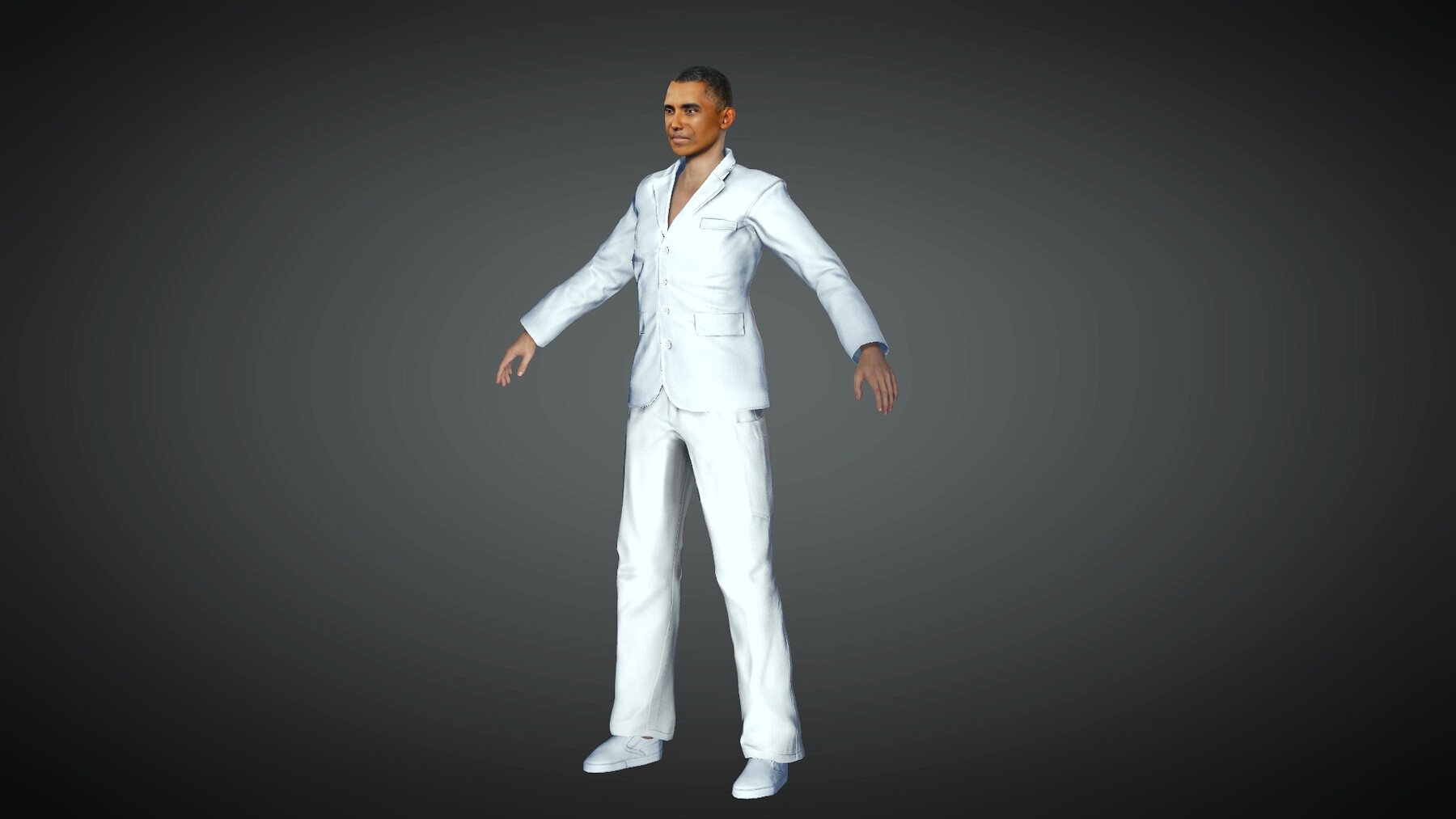 ArtStation - Barack Obama/44th President of the United States with ...
