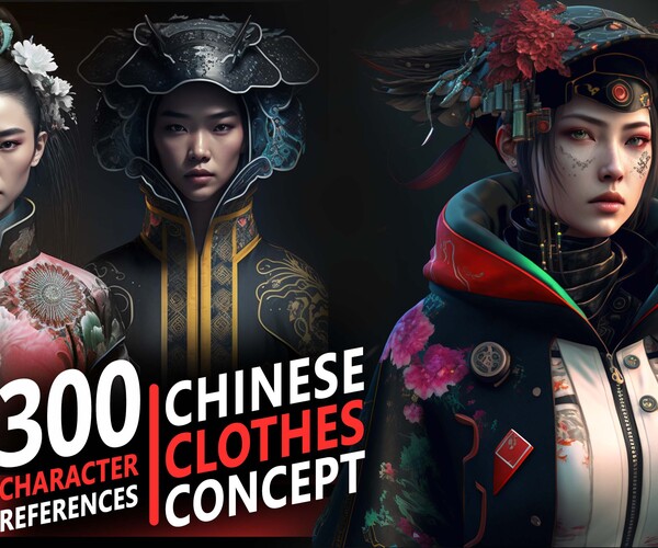 ArtStation - 300 Chinese Clothes Concept - Character references | Artworks