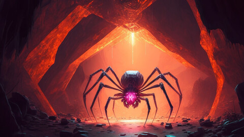 ArtStation - The cave of the spider | Artworks