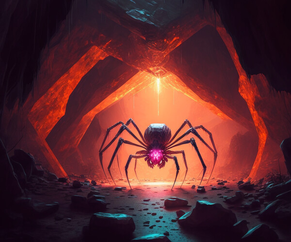 ArtStation - The cave of the spider | Artworks